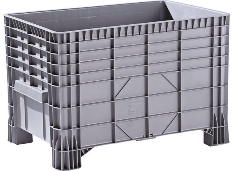 Plastkar / pallekar i PE, 550 l, 4 fødder, 5+ | Fri Fragt | Gerdmans